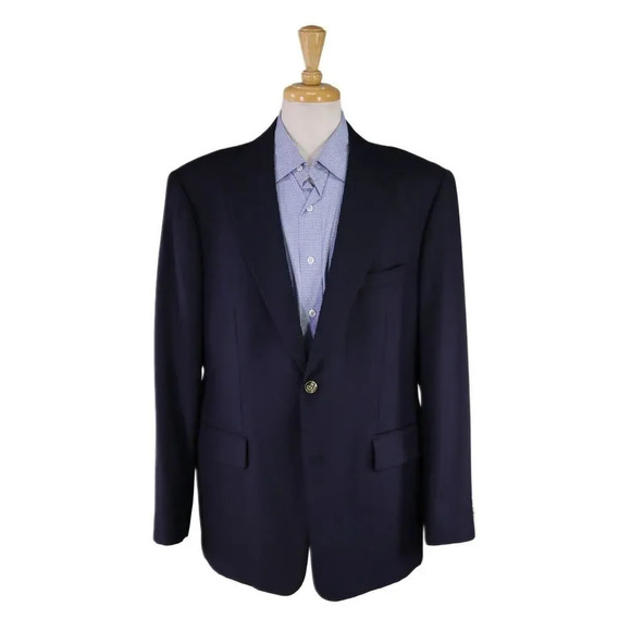 Customized & Personalized | Suits & Blazers | Custom Made Navy Blue W ...